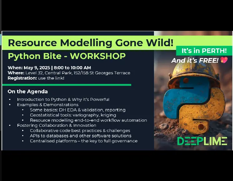 Workshop Alert! Resource Modelling Gone Wild! — DeepLime